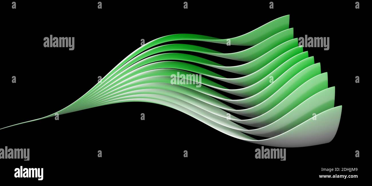 White abstract cgi shapes hi-res stock photography and images - Alamy