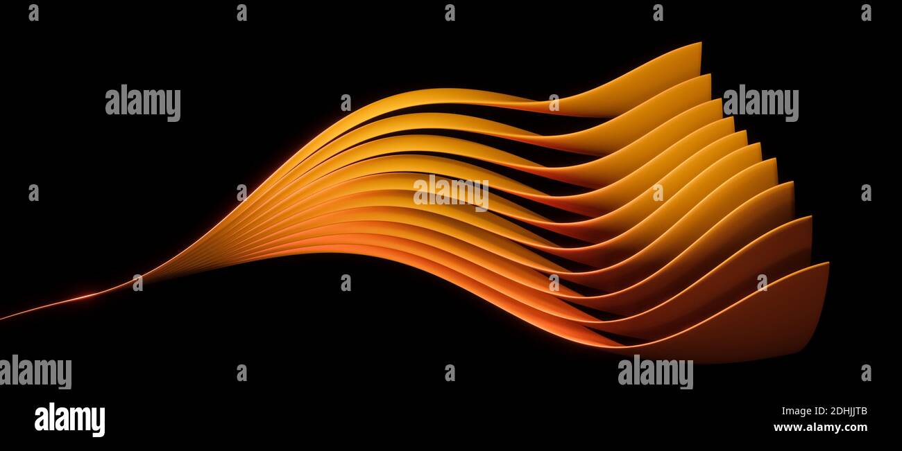 Modern orange shapes design hi-res stock photography and images - Alamy