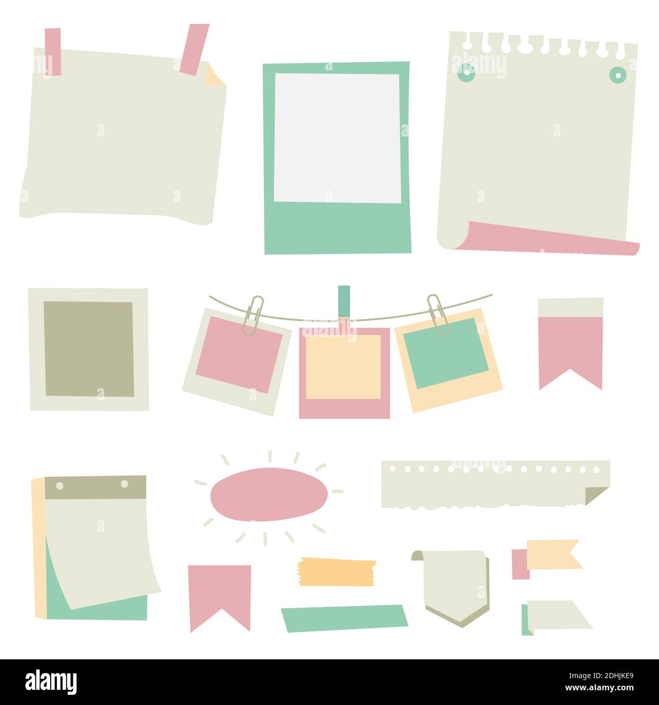 note vector note hanging creative Stock Vector Image & Art - Alamy