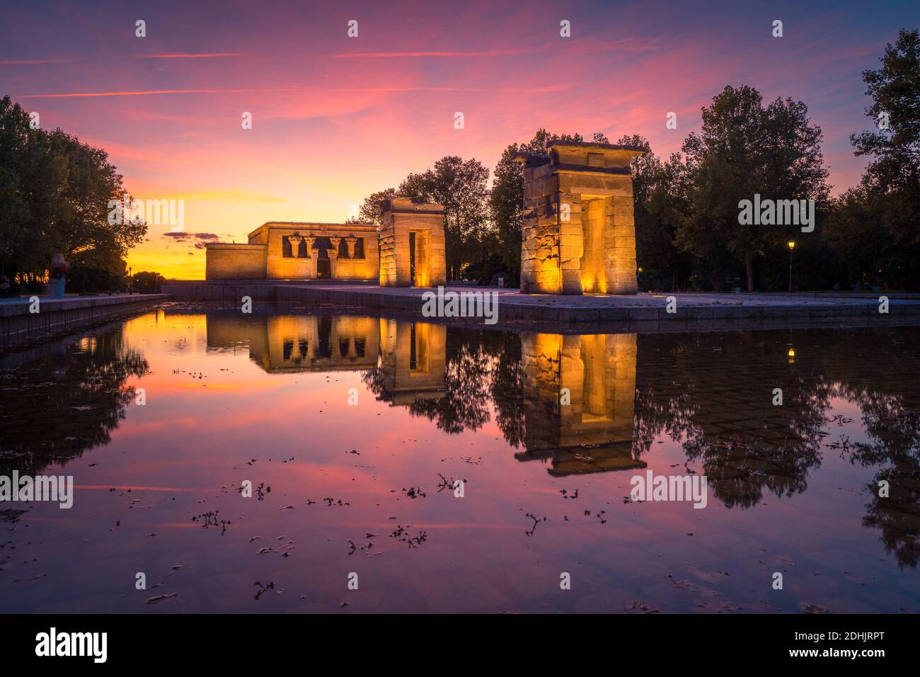 Exterior view temple debod hi-res stock photography and images - Alamy