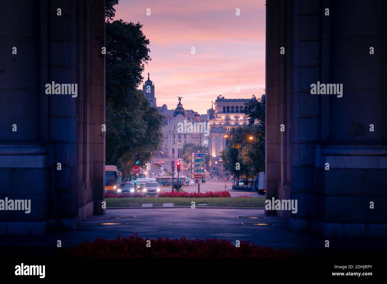 Alcala arch hi-res stock photography and images - Alamy
