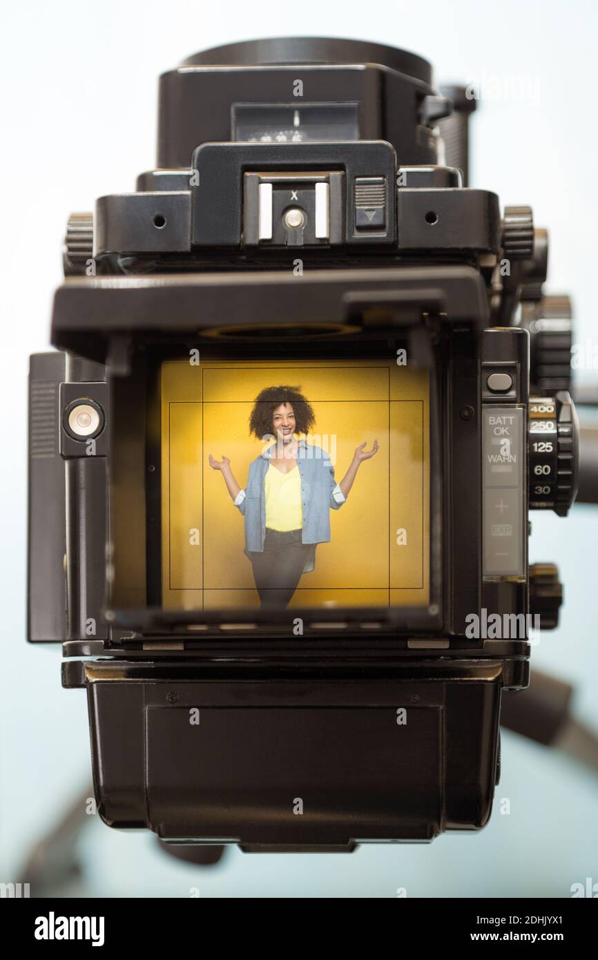 Influencer recording video through hi-res stock photography and images ...