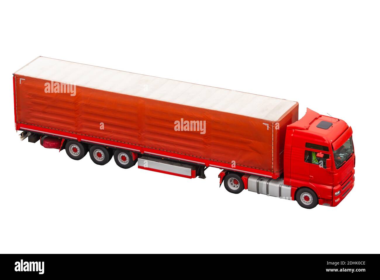 Driver vehicle trailer Cut Out Stock Images & Pictures - Alamy