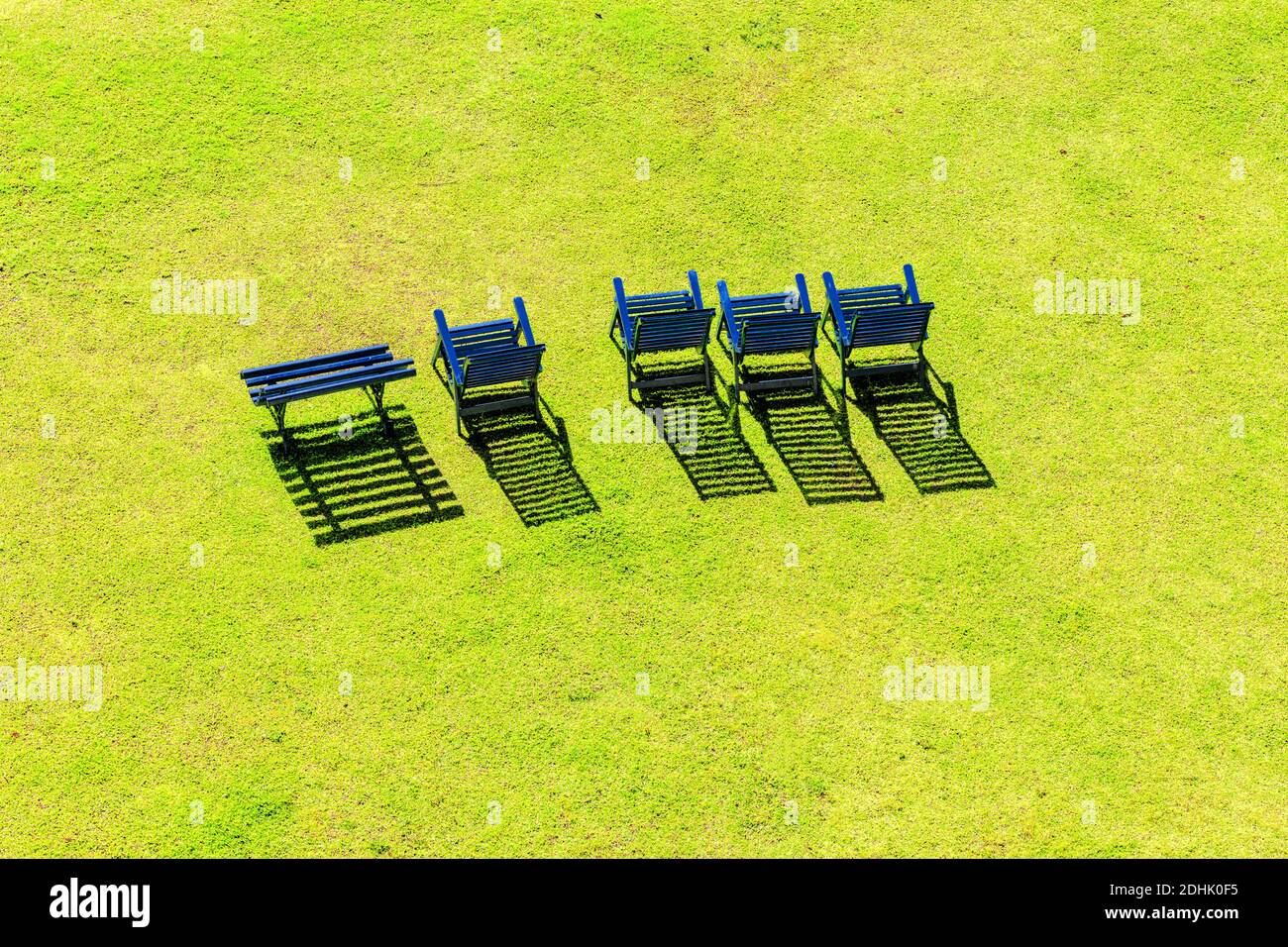 Chairs for sunbathing, relaxation Stock Photo - Alamy