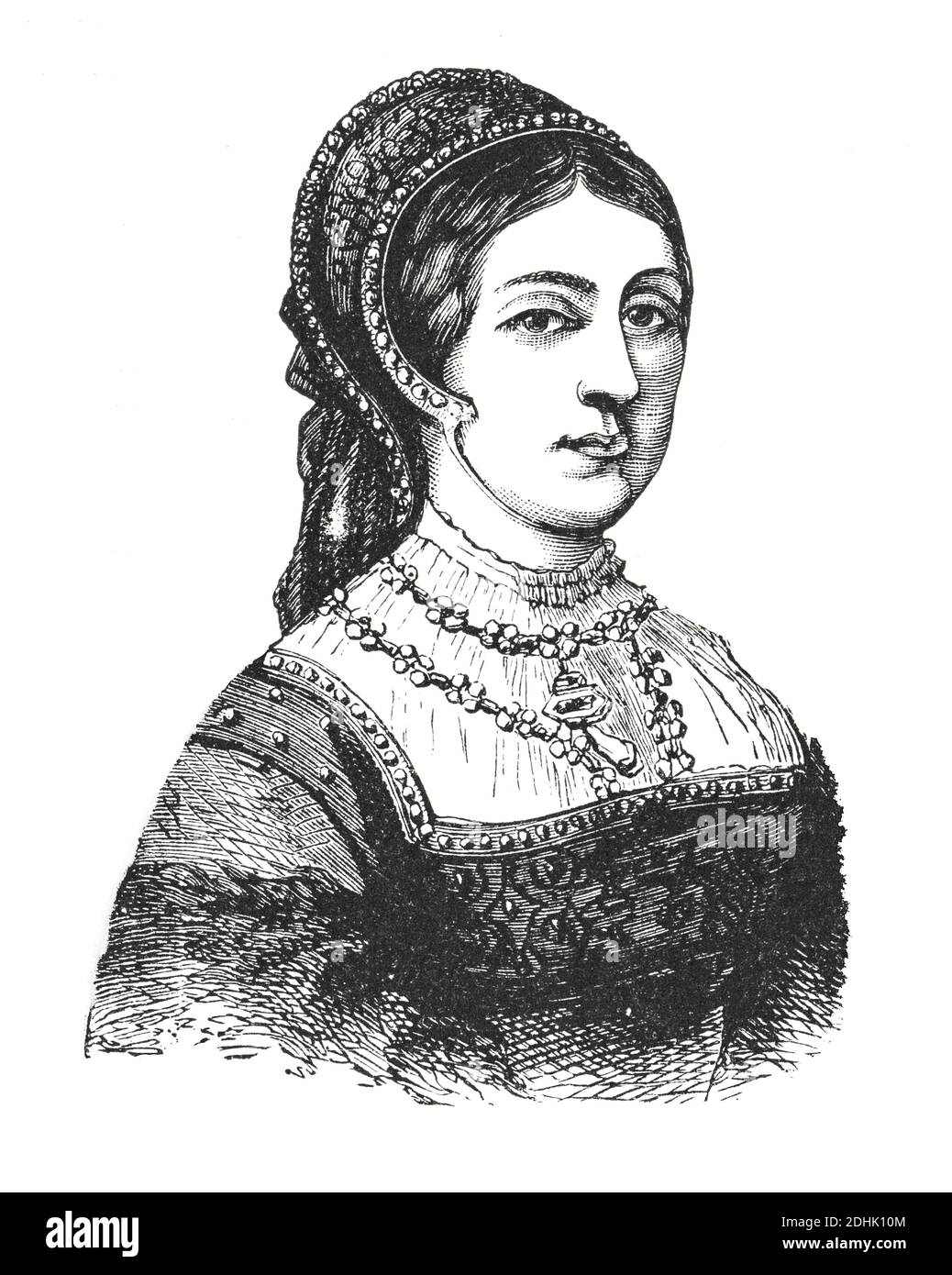 19th-century illustration of Jane Seymour. Jane Seymour (c. 1508 – 1537 ...