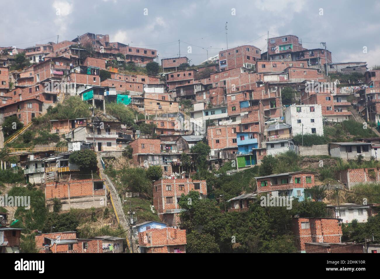 Favelas in Medellin, Colombia Stock Photo - Alamy