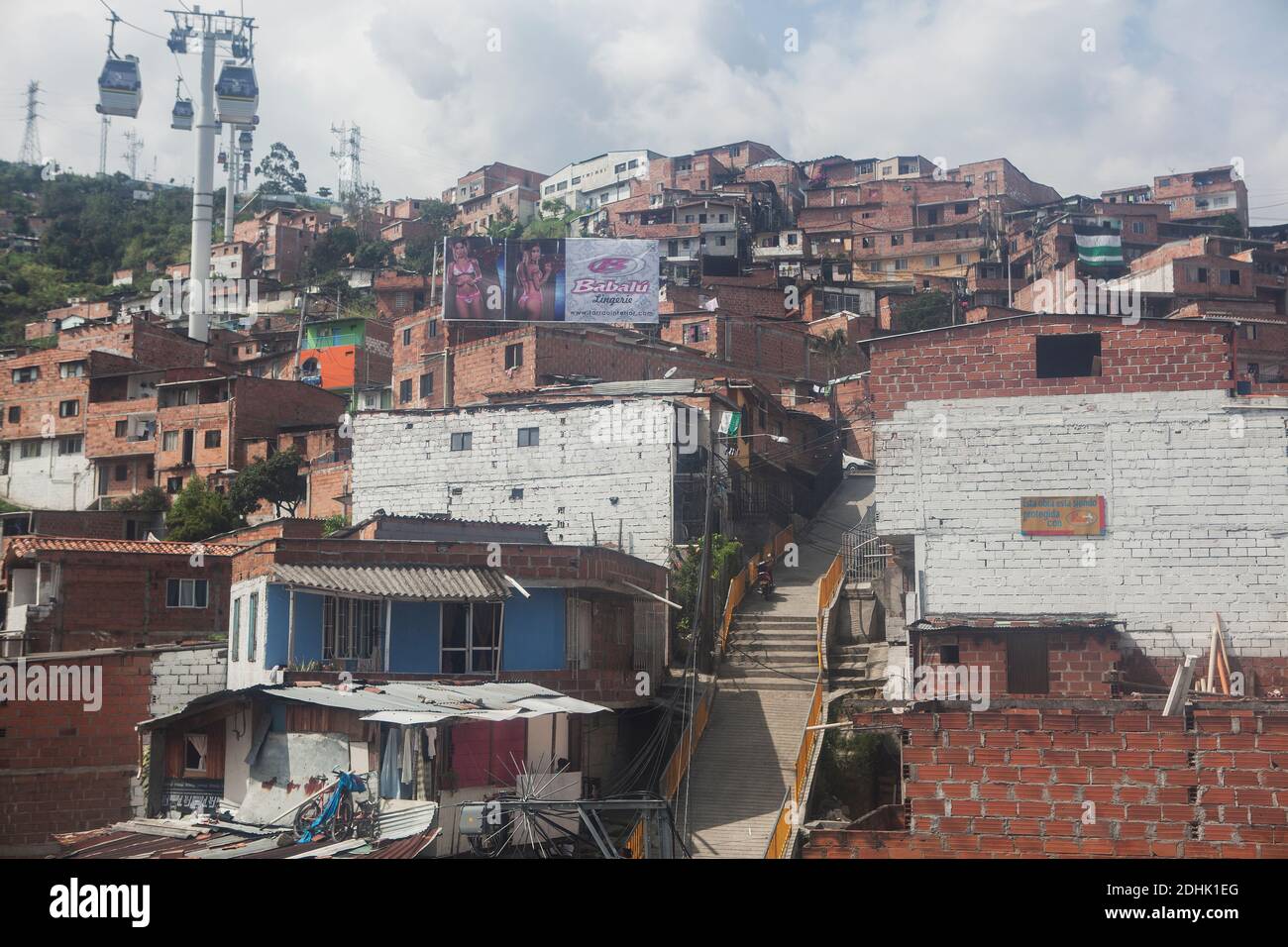 Favelas in Medellin, Colombia Stock Photo - Alamy