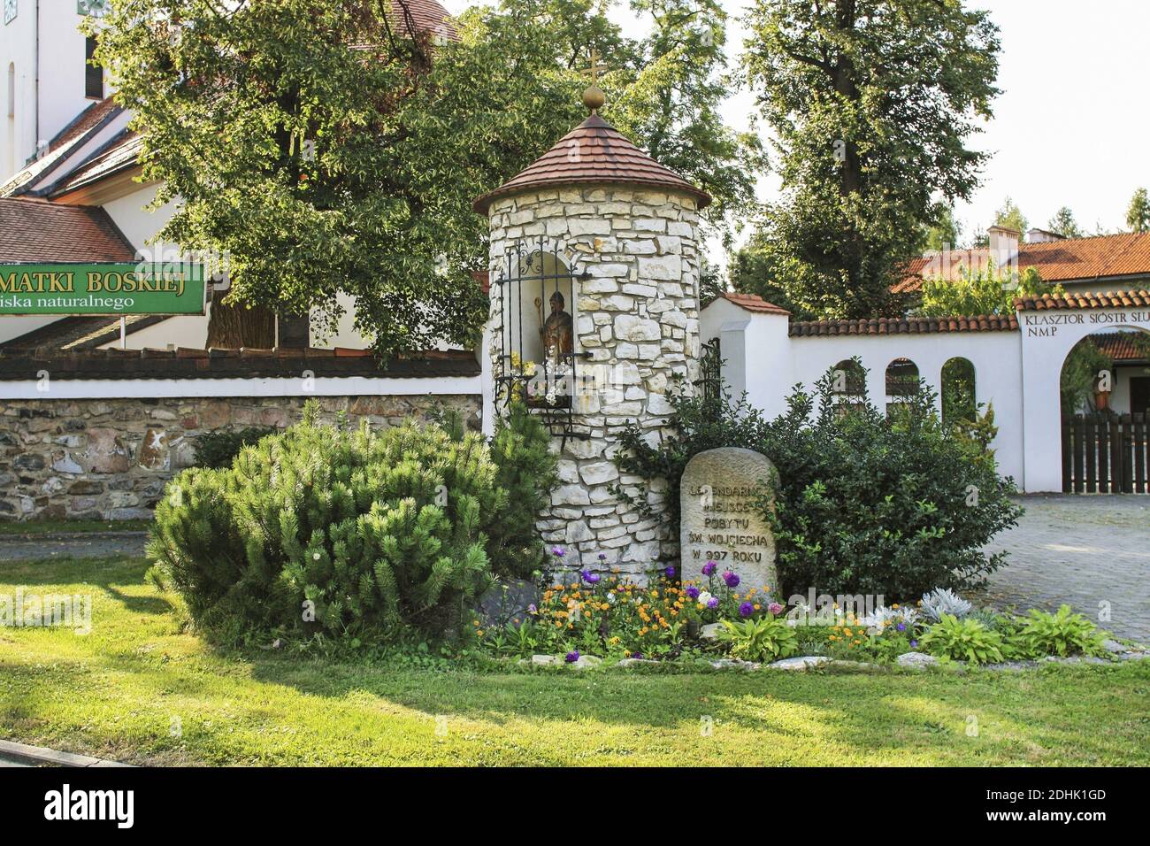 St Adalbert roadside shrine in Bujakow, Poland Stock Photo - Alamy