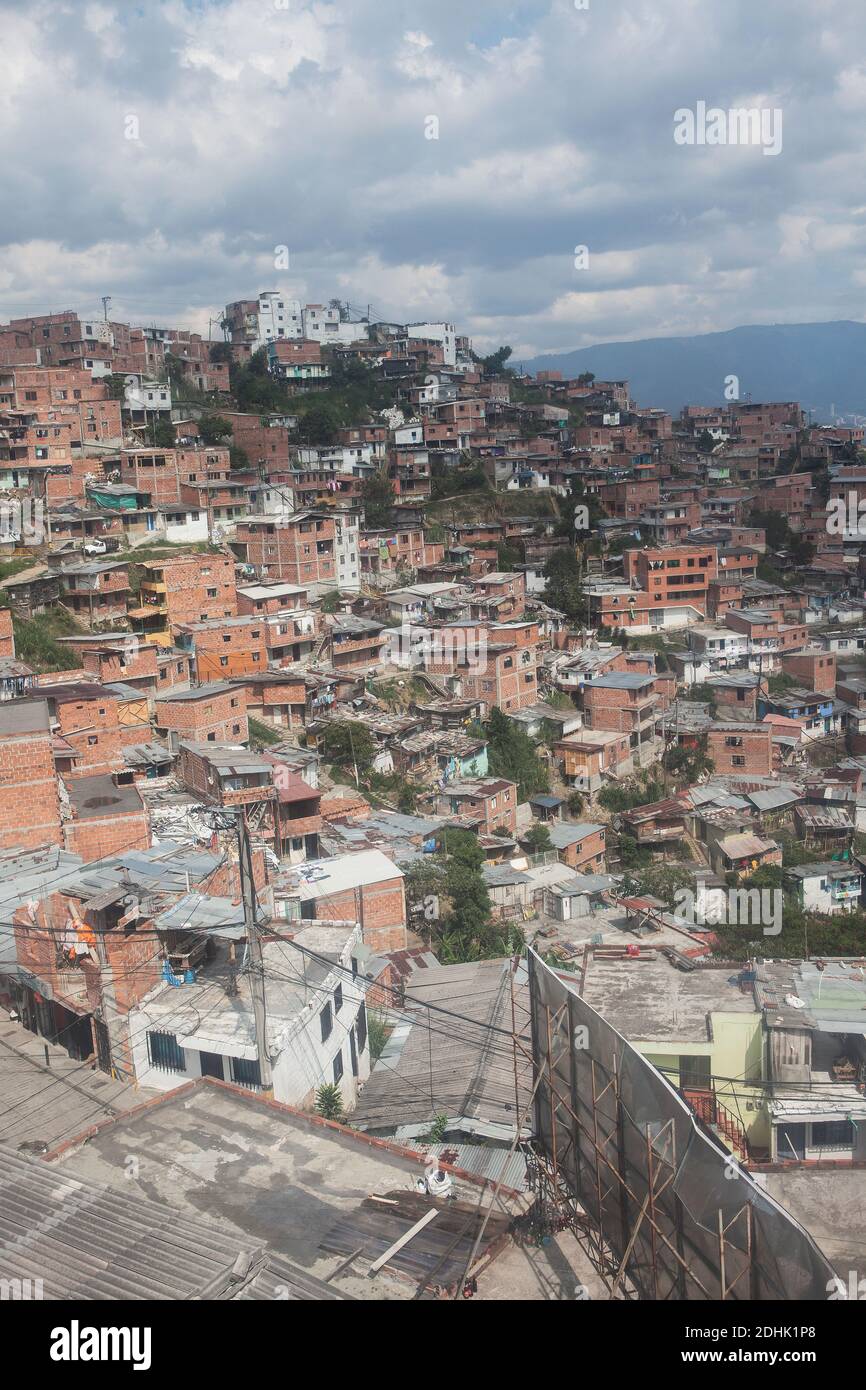 Favelas in Medellin, Colombia Stock Photo - Alamy