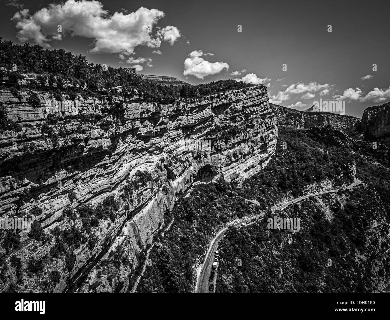 Gorges of verdon Black and White Stock Photos & Images - Alamy