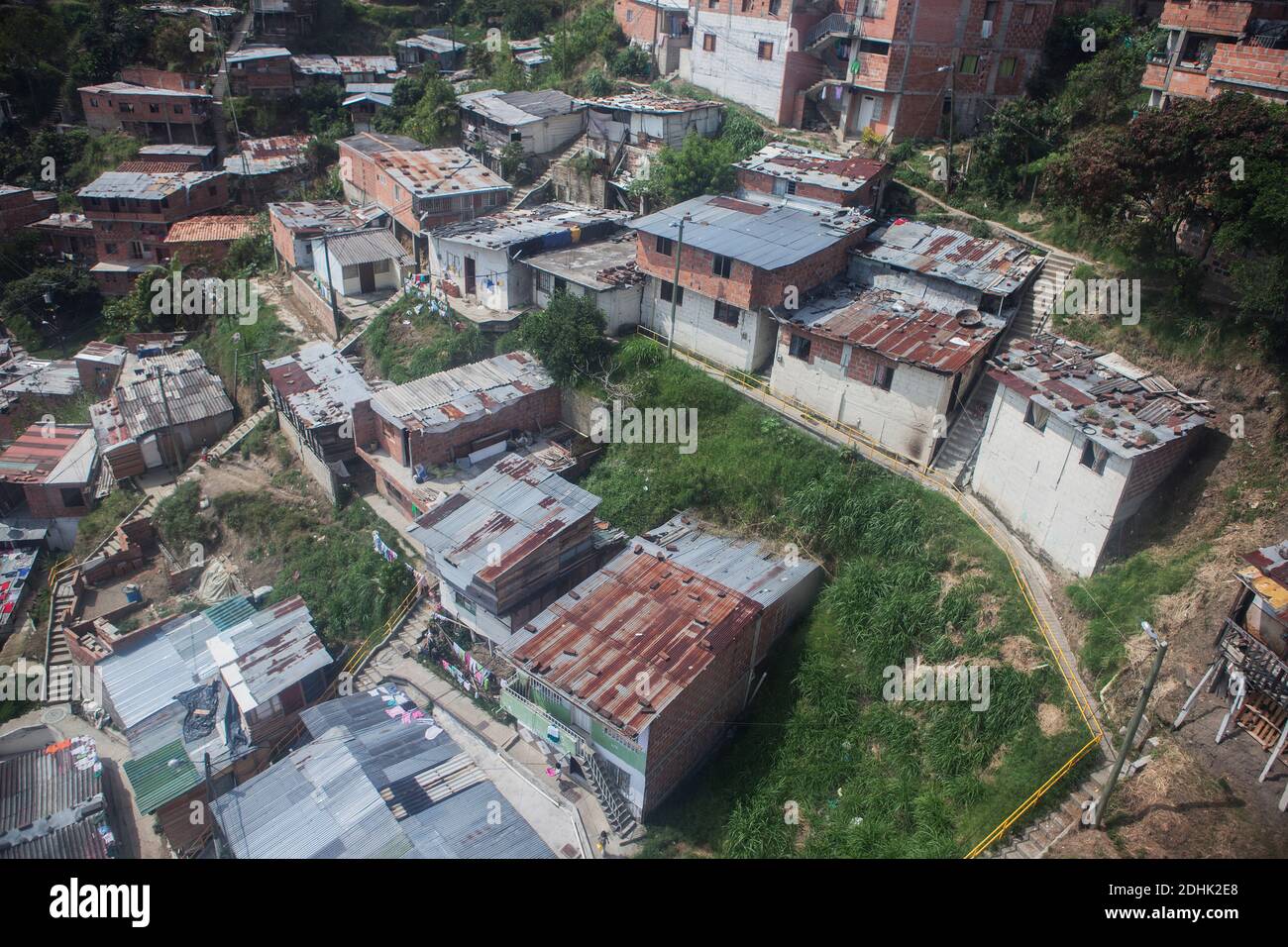Favelas in Medellin, Colombia Stock Photo - Alamy