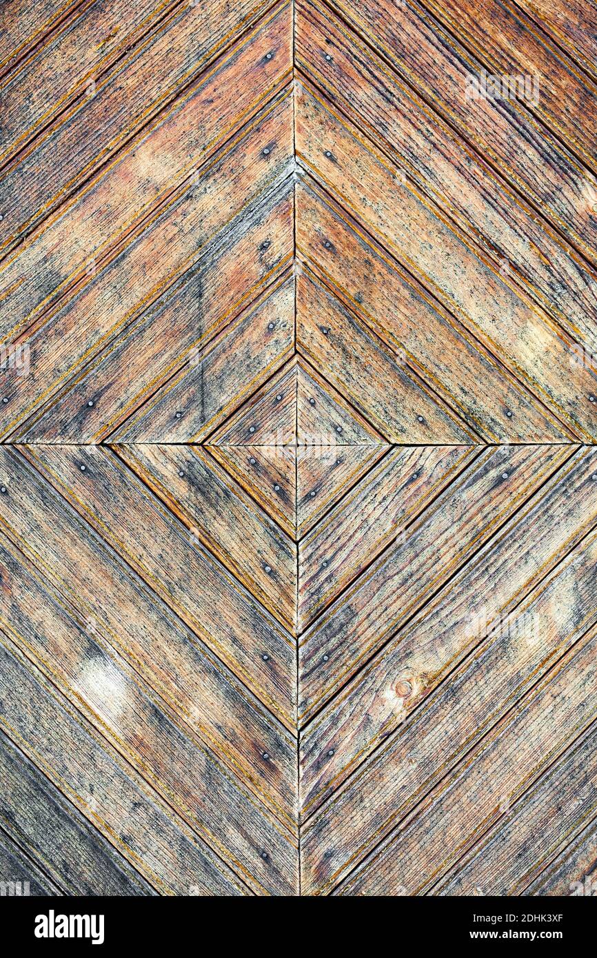 Texture of old stained wooden door. background Stock Photo - Alamy
