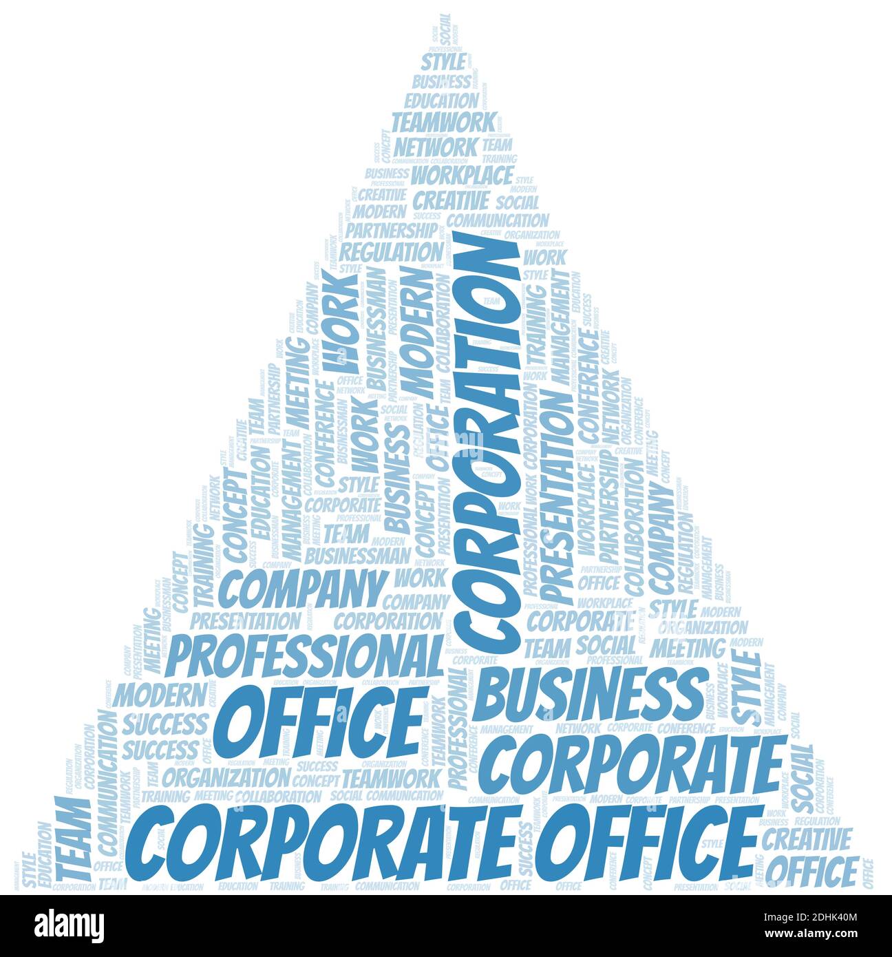 Corporate Office vector word cloud, made with the text only Stock ...