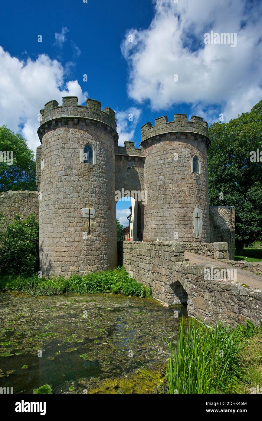 Whittington Castle near Oswestry Shropshire West Midlands England UK ...
