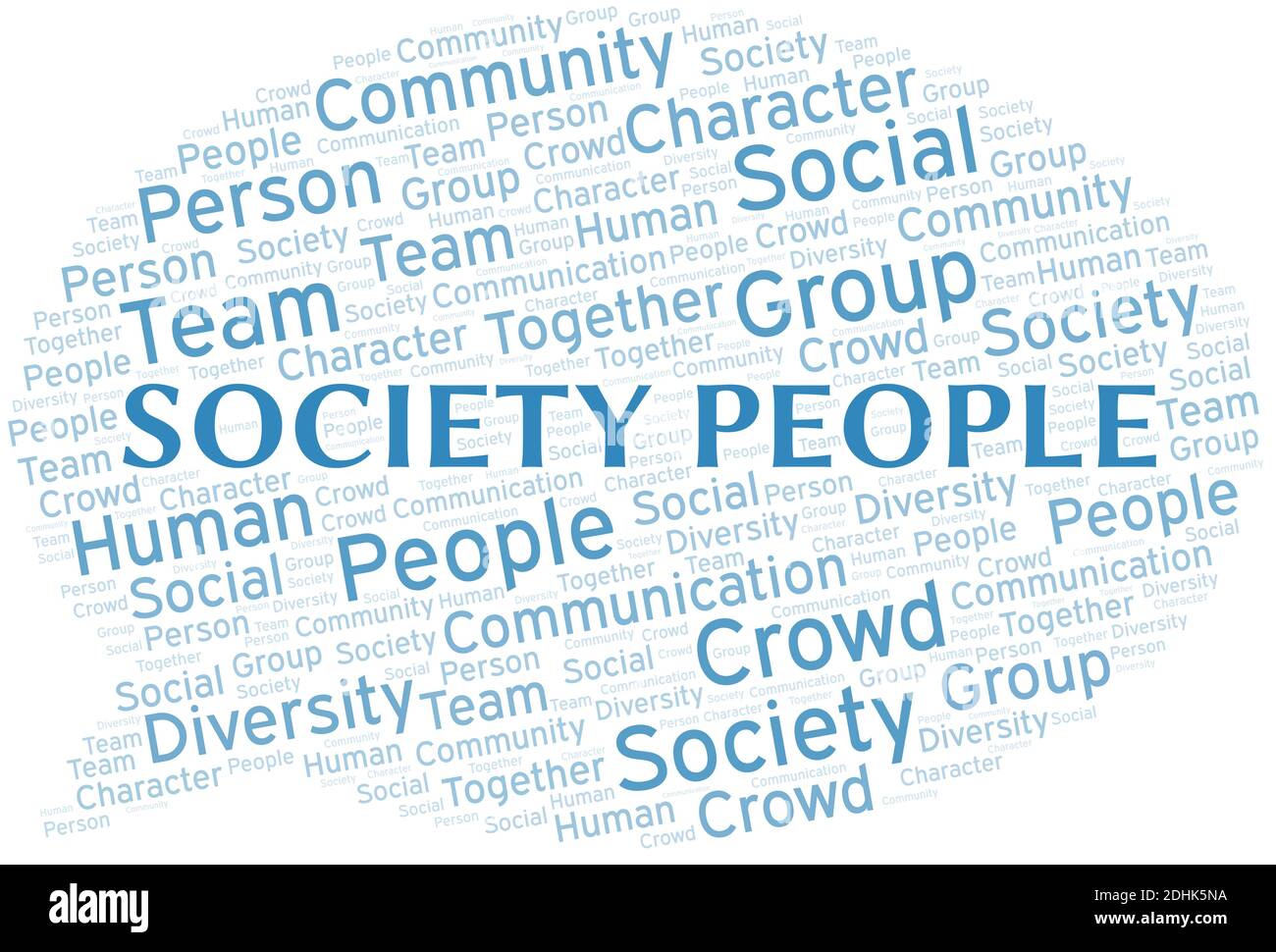 Society People word cloud create with the text only Stock Vector Image ...