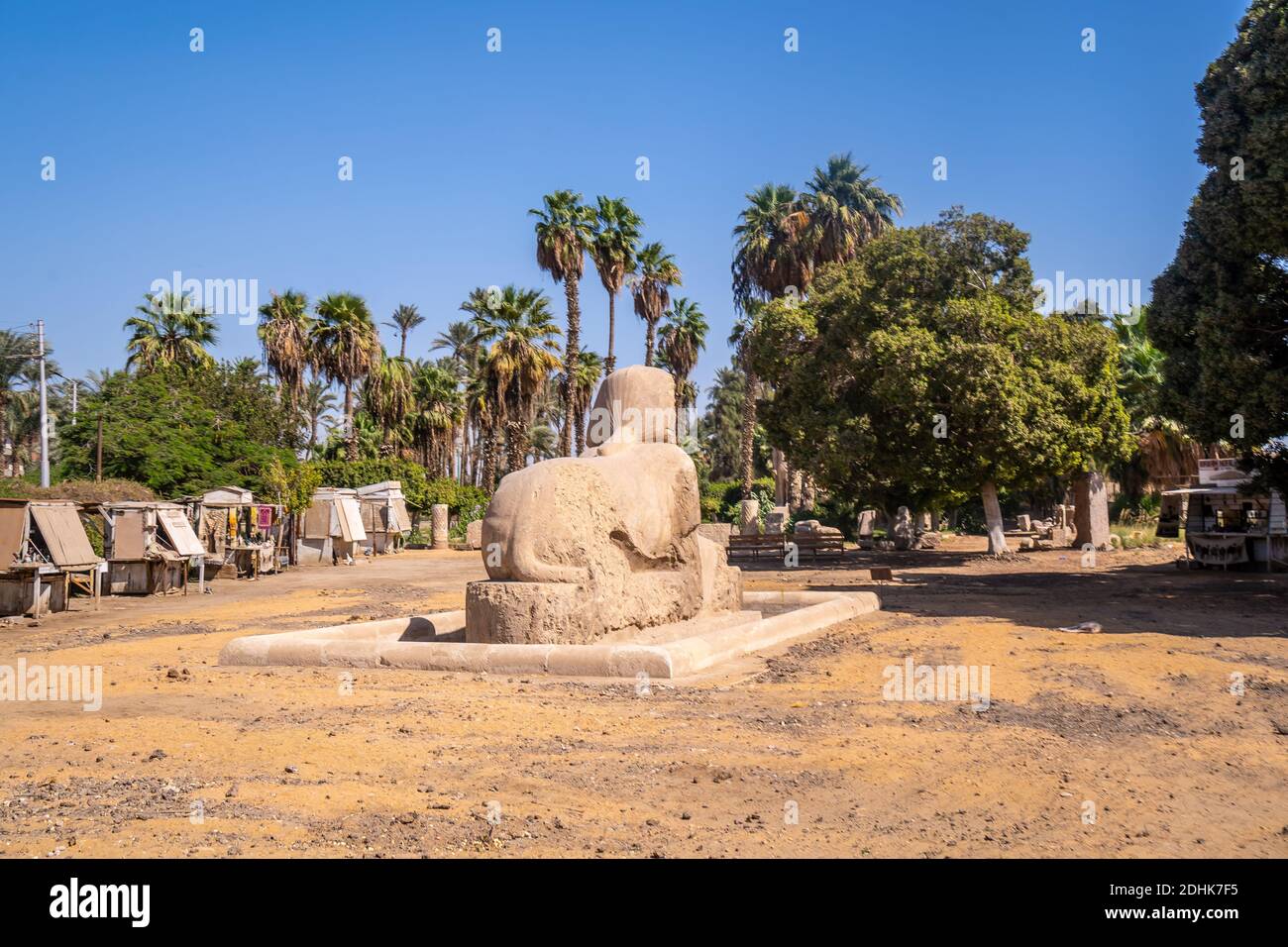 The Sphinx of Old Memphis captured in Memphis Museum, Cairo, Egypt ...