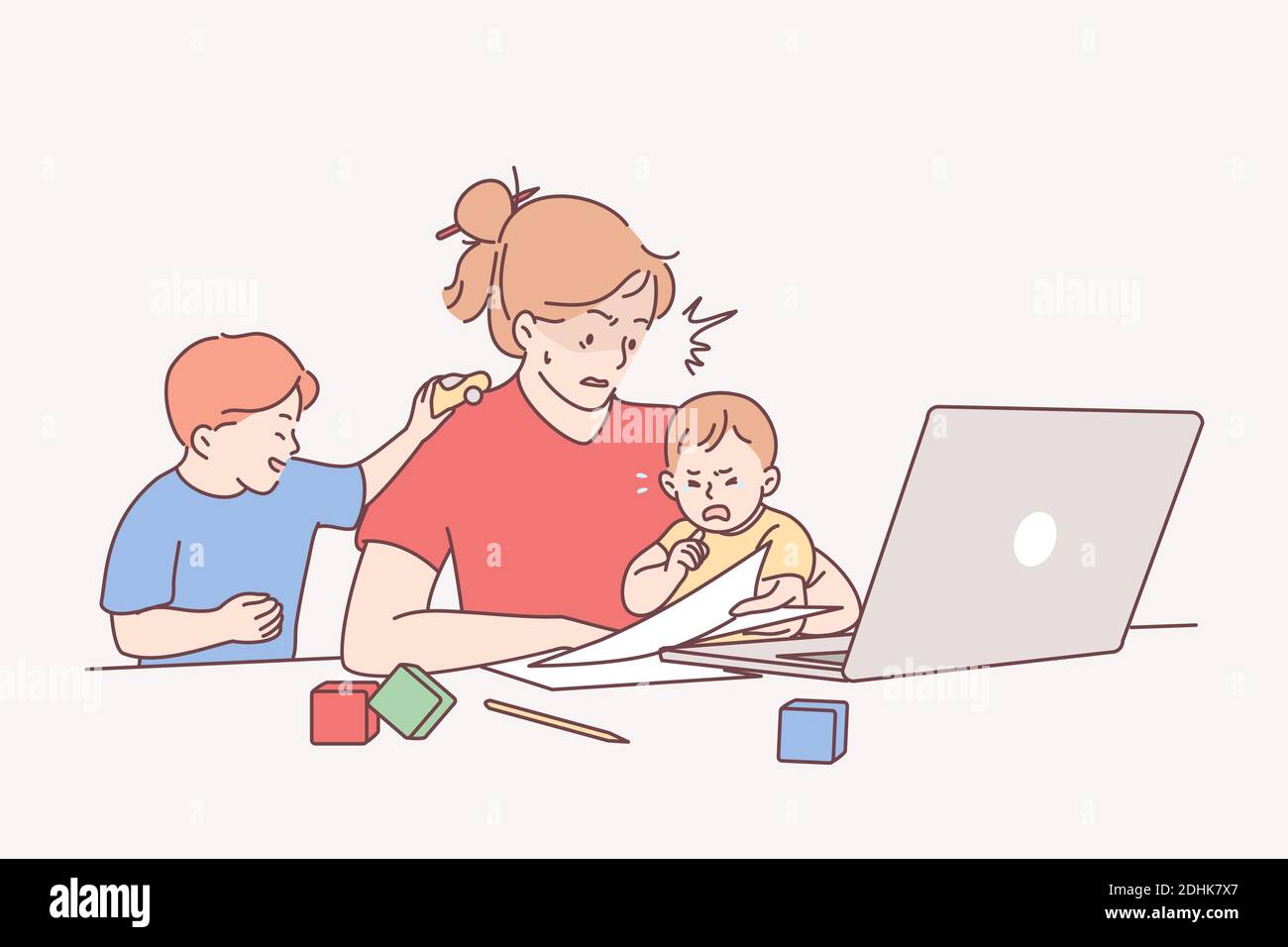 Maternity leave work Stock Vector Images - Alamy