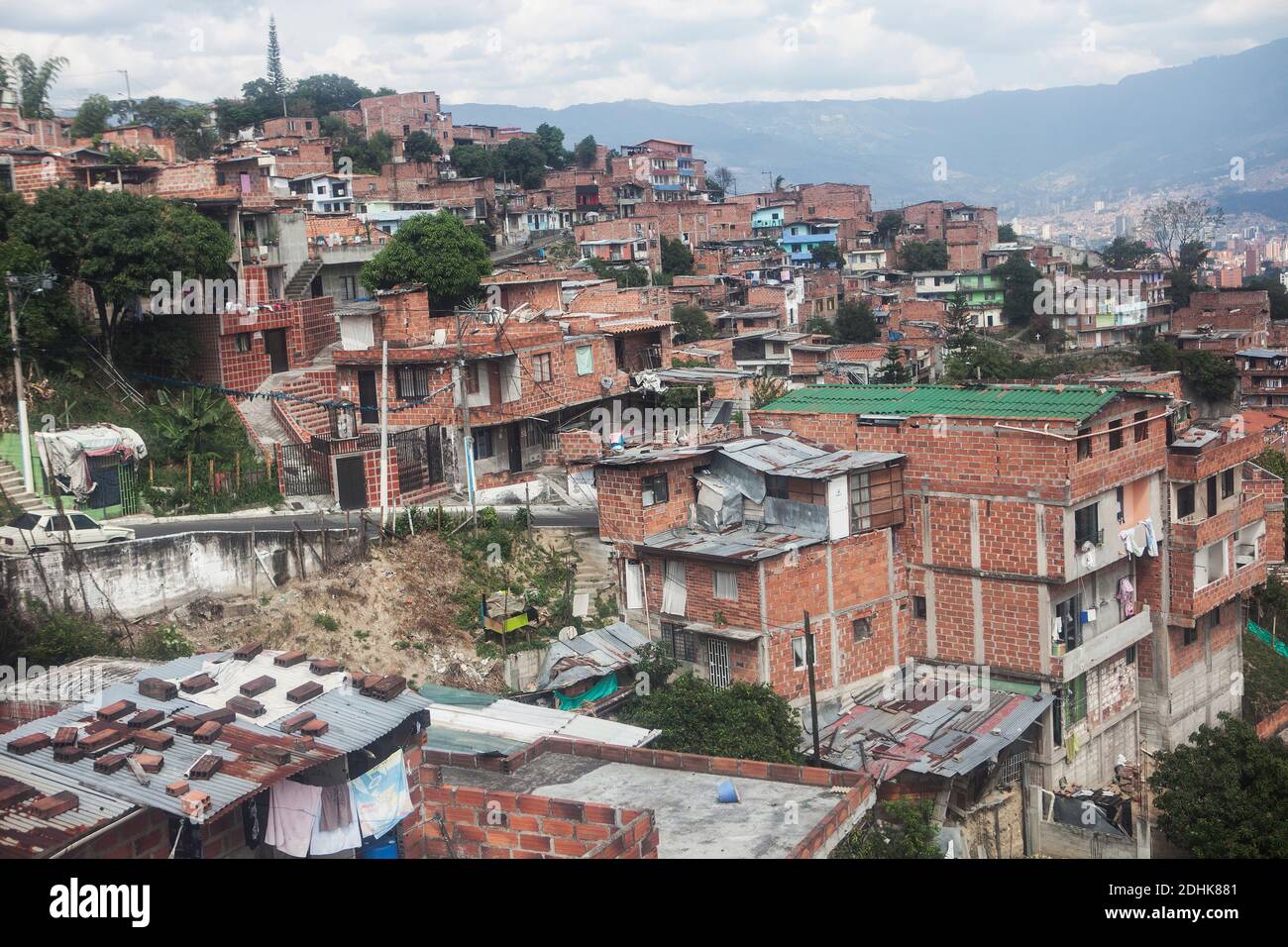Favelas in Medellin, Colombia Stock Photo - Alamy