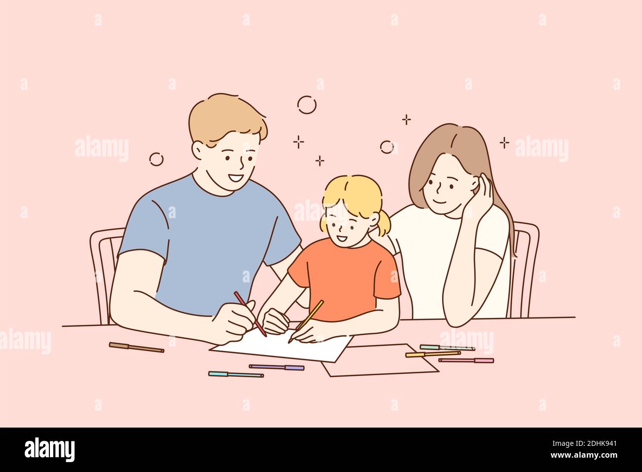 Family favourite activity Stock Vector Images - Alamy