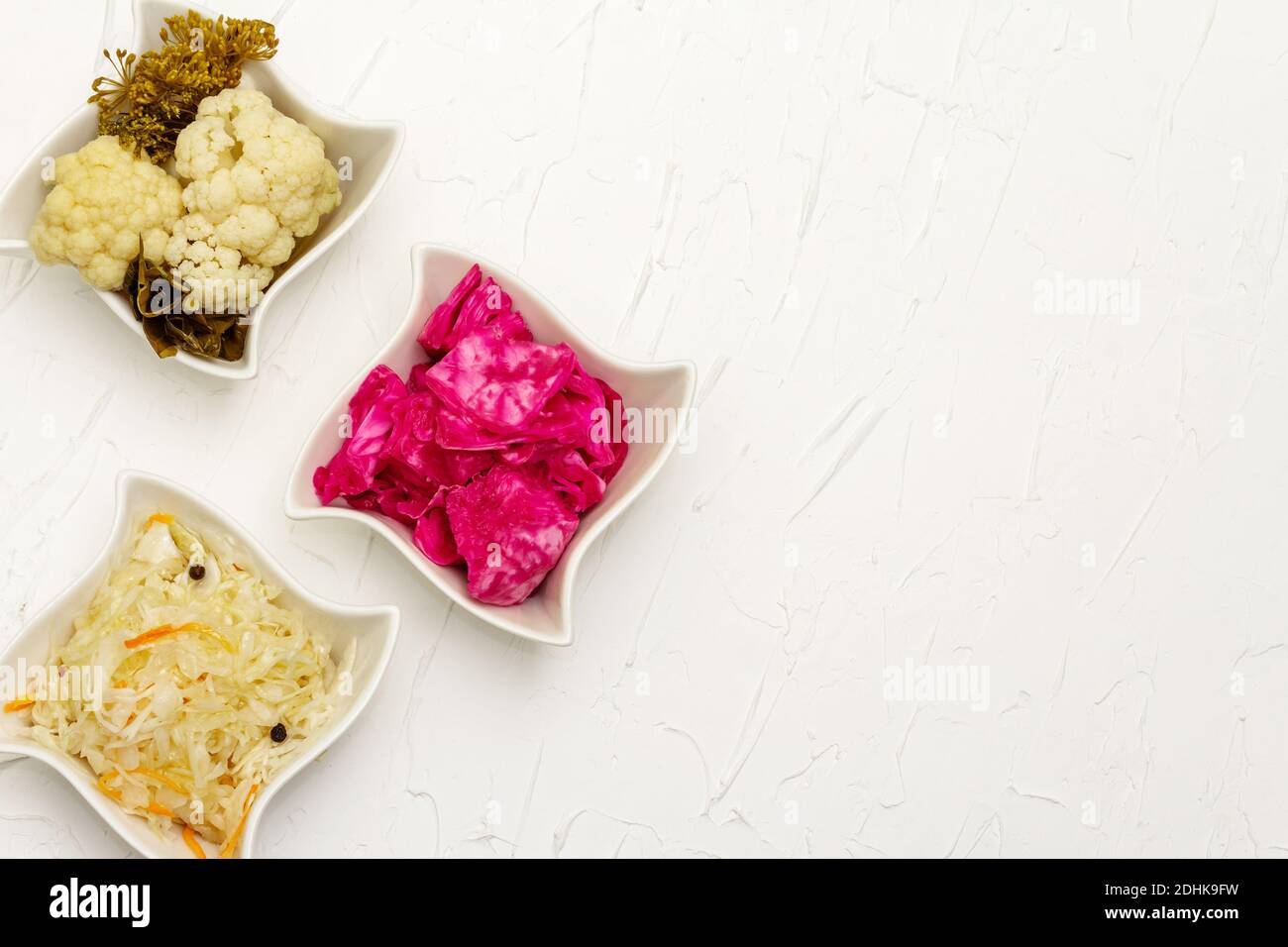 Assorted different types of sauerkraut. Fermented foods are great for ...