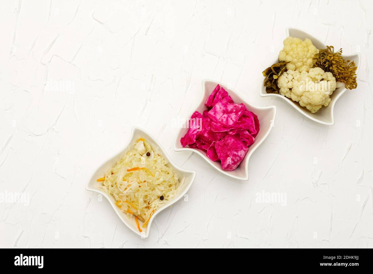 Assorted different types of sauerkraut. Fermented foods are great for ...