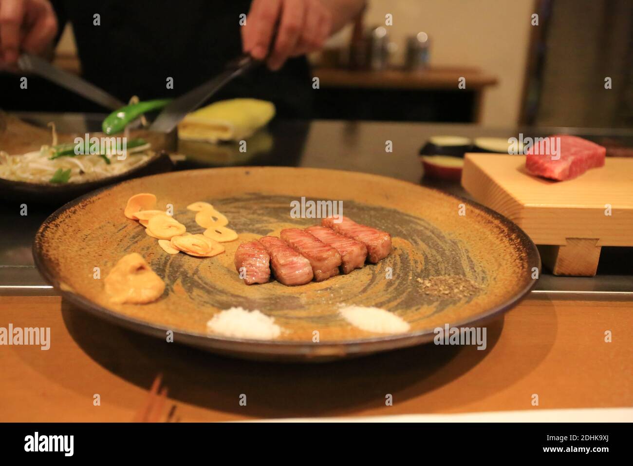 kobe steak, wagyu beef Stock Photo - Alamy
