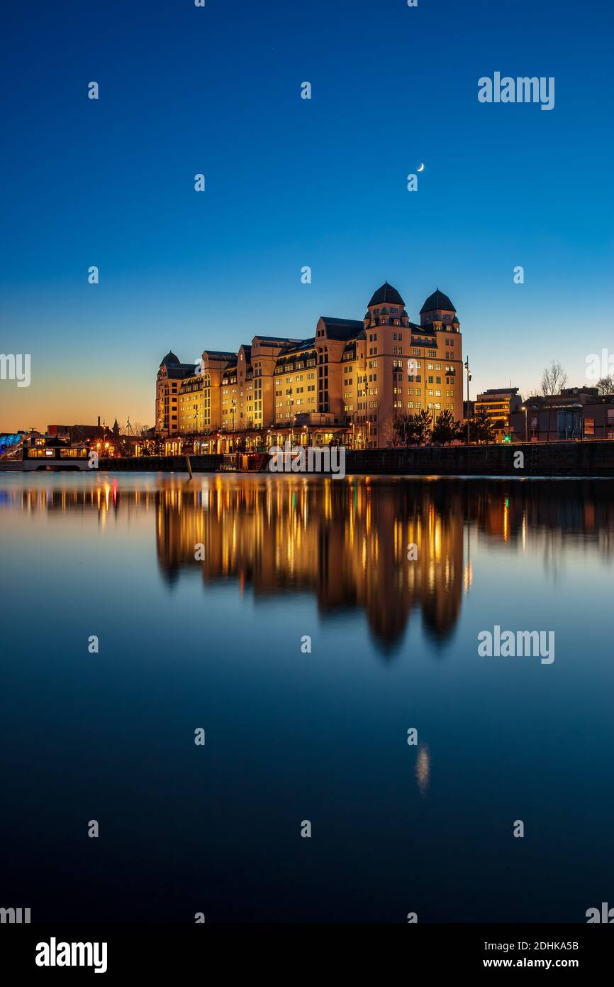 Old Warehouse Exterior Night High Resolution Stock Photography and ...