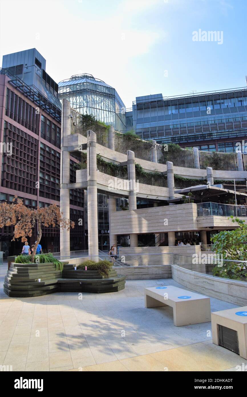 Broadgate Circle, City of London Stock Photo - Alamy