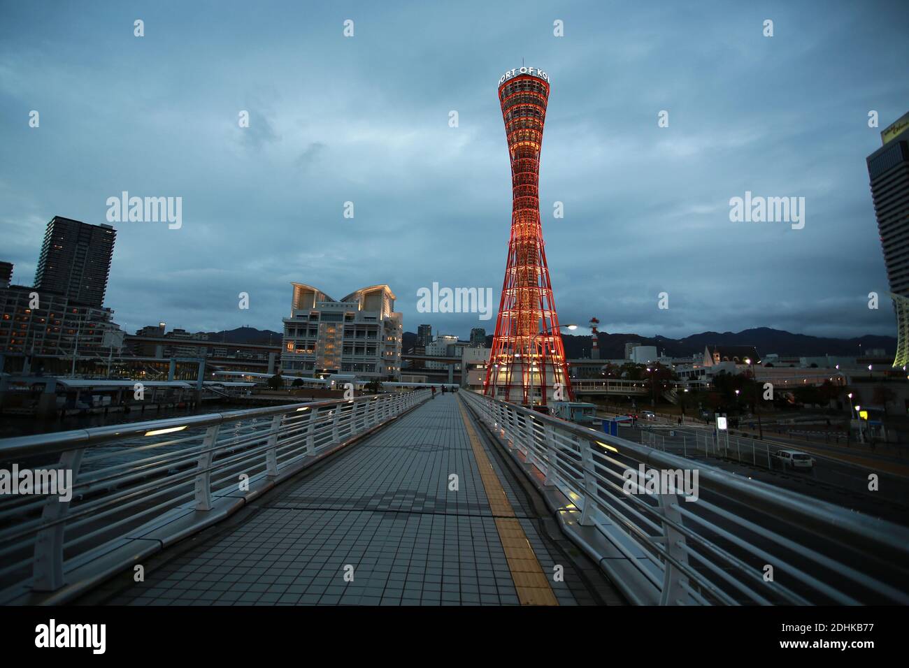 2014 November 25 Kobe/Japan : Kobe port tower Stock Photo - Alamy