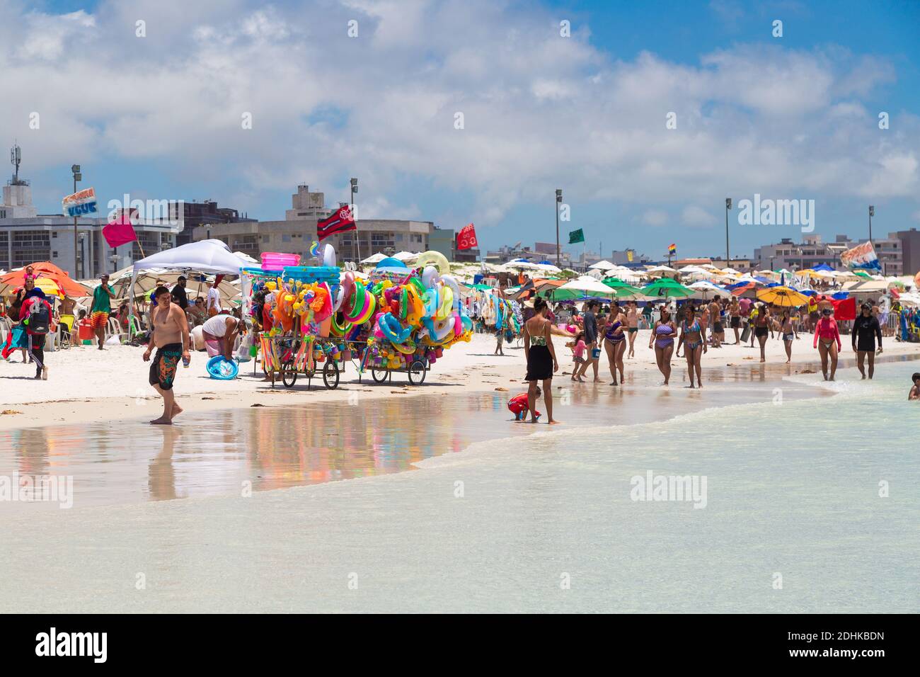 CABO FRIO, RIO DE JANEIRO, BRAZIL - DECEMBER 26, 2019: Panoramic view ...