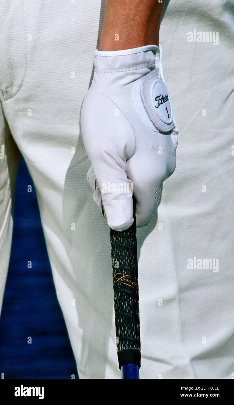 Harry Vardon golf grip correct left hand position demonstrated Stock ...