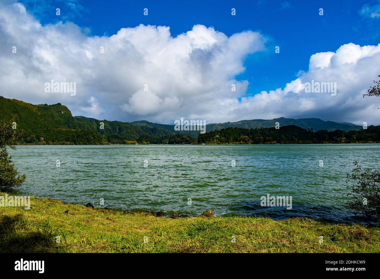 Furnas Lake in São Miguel Azores Stock Photo - Alamy