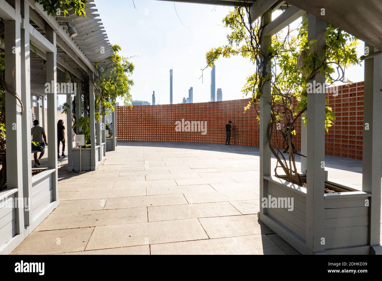 Iris and B. Gerald Cantor Roof Garden exhibition "Lattice Detour" by ...