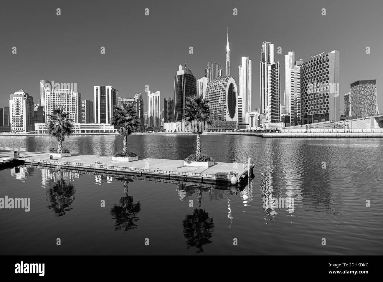 Dubai city center view at sunrise, United Arab Emirate Stock Photo - Alamy