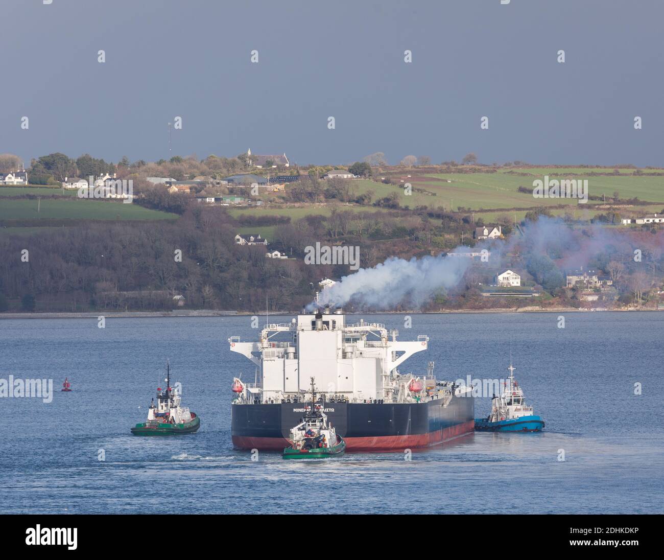 Cork Harbour, Cork, Ireland. 11th December, 2020.Tugboats, Titan, Alex ...