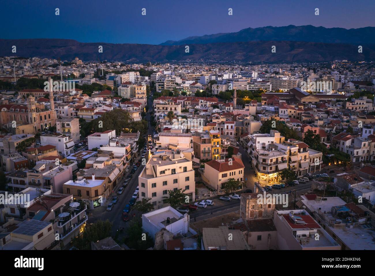 Amazing and Picturesque Old Center of Chania Cityscape with Ancient ...