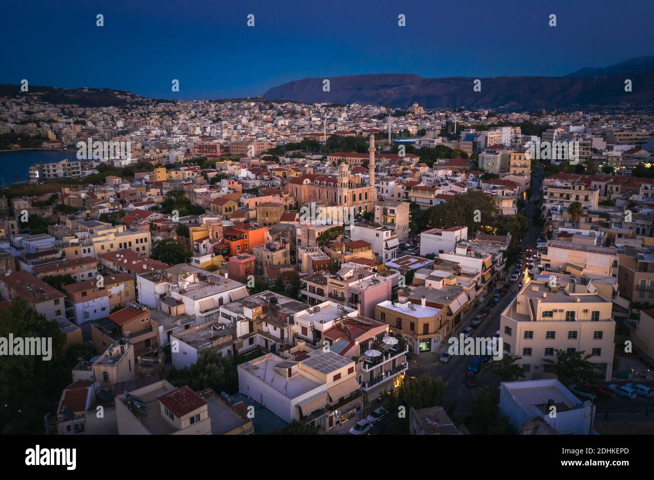 Amazing and Picturesque Old Center of Chania Cityscape with Ancient ...