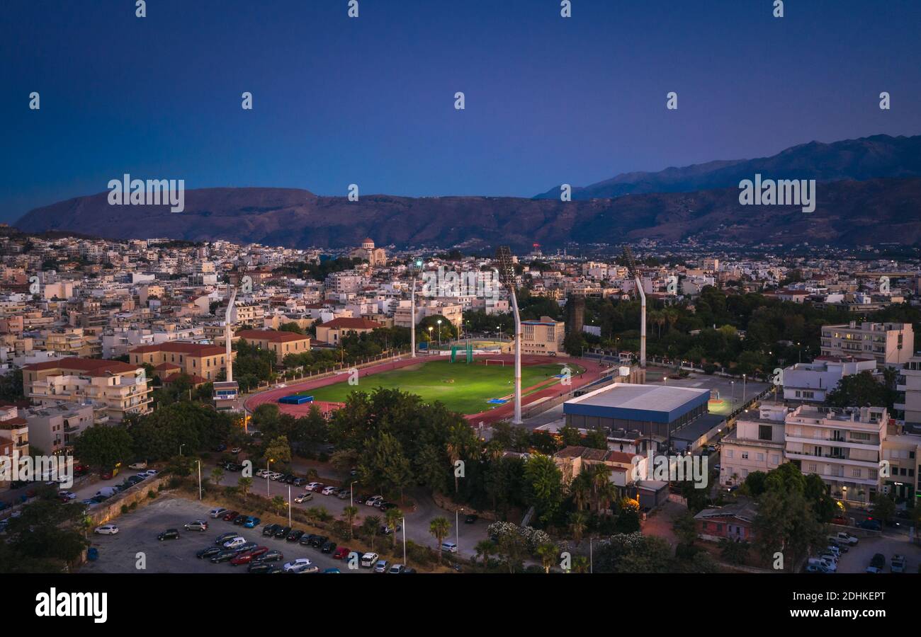 Amazing and Picturesque Old Center of Chania Cityscape with Ancient ...