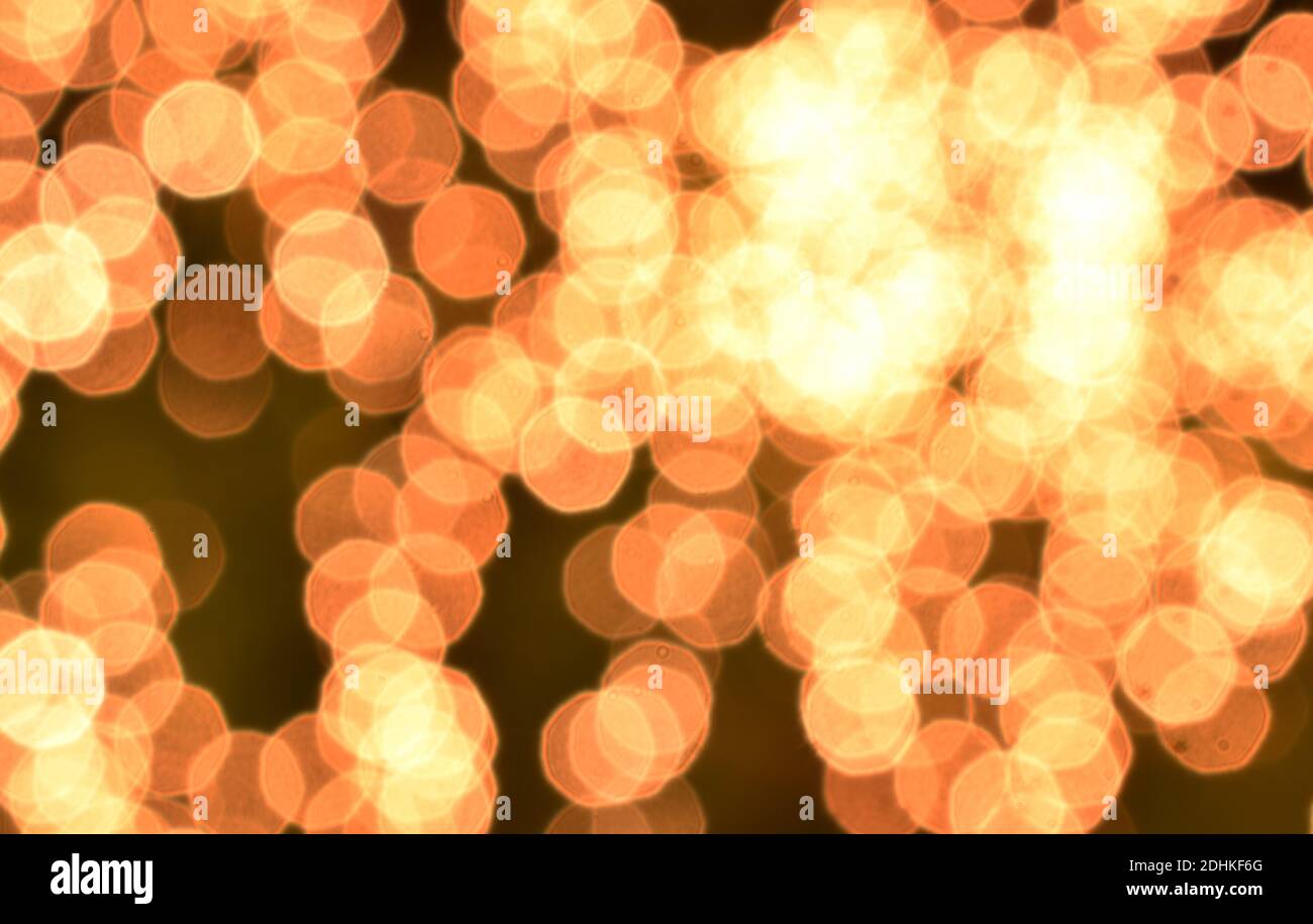 blurry yellow light bulb background and texture in night Stock Photo ...