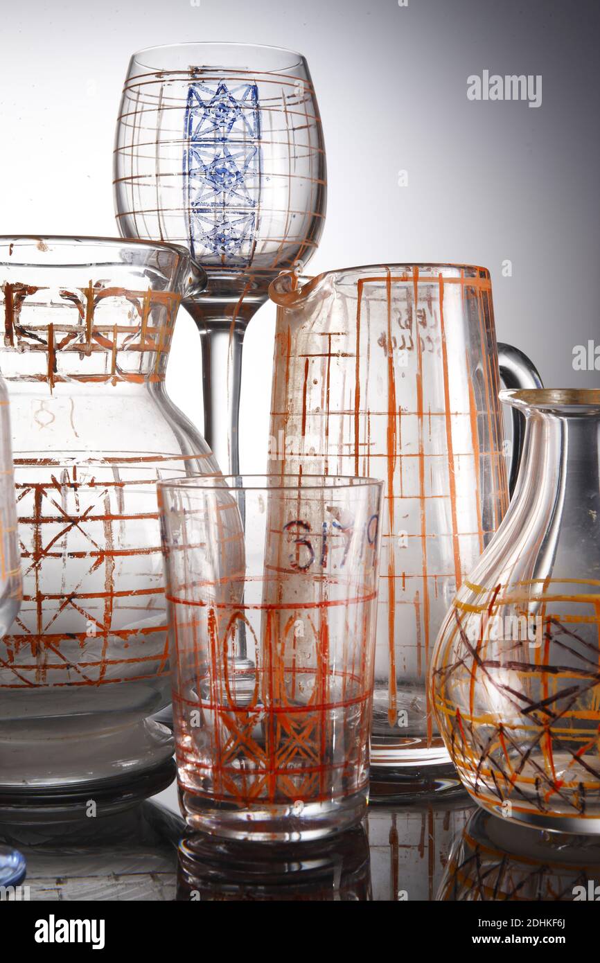British Glass Foundation Glass collection Stock Photo - Alamy