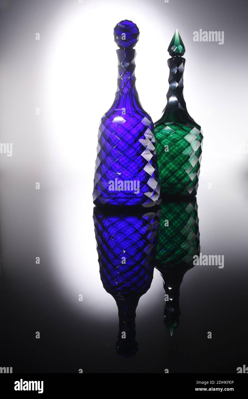 British Glass Foundation Glass collection Stock Photo - Alamy