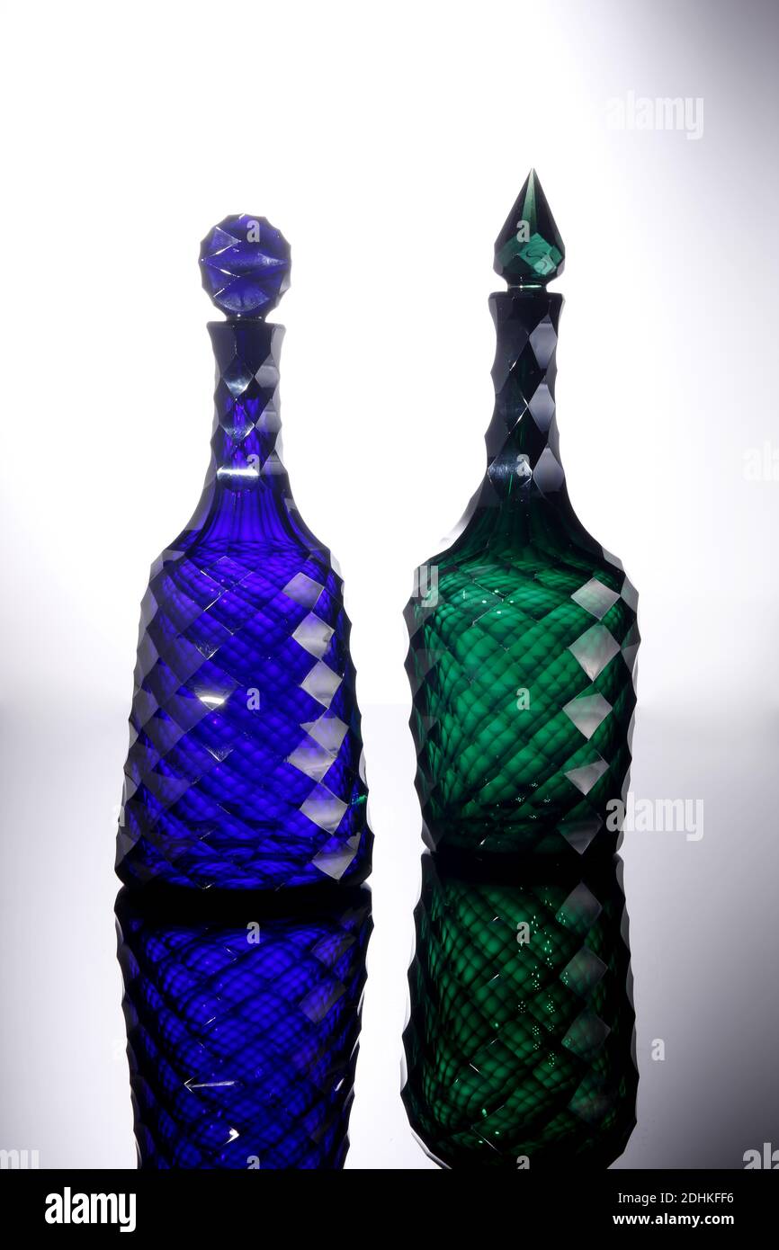 British Glass Foundation Glass collection Stock Photo - Alamy