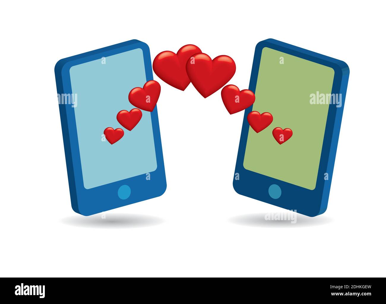 Mobile communication vector Stock Vector Images - Alamy
