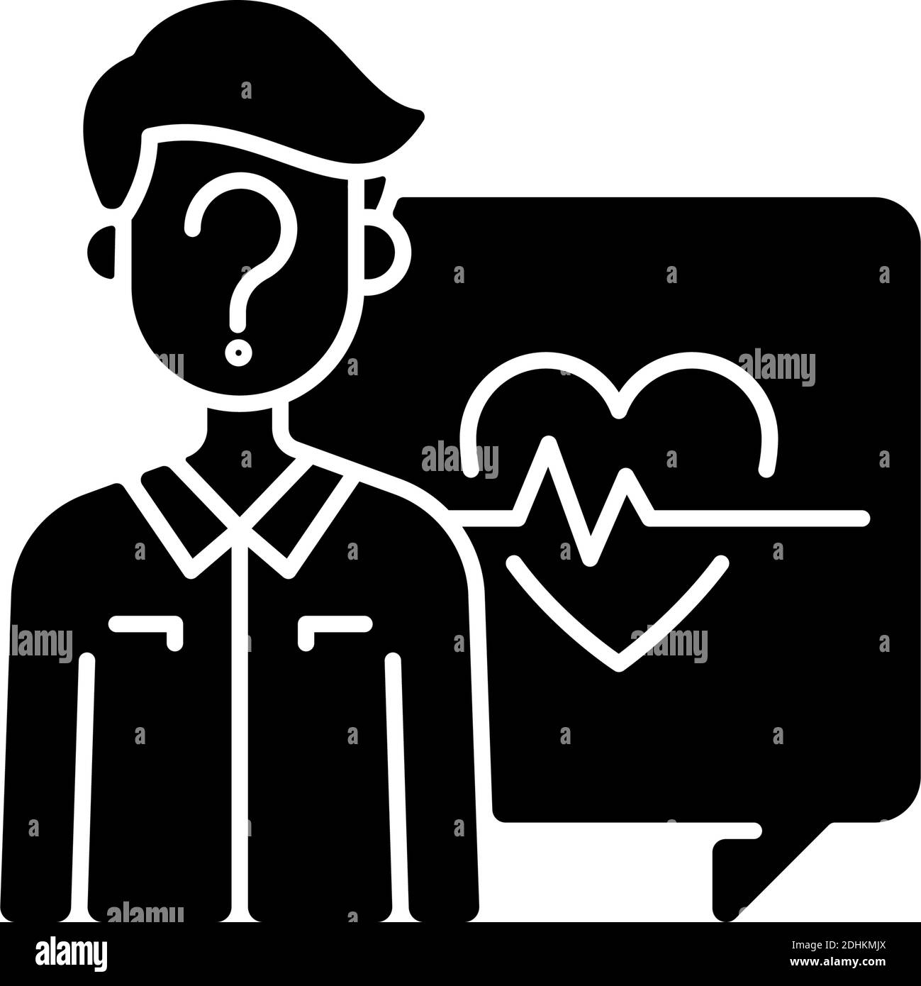 Anonymous question black glyph icon Stock Vector Image & Art - Alamy