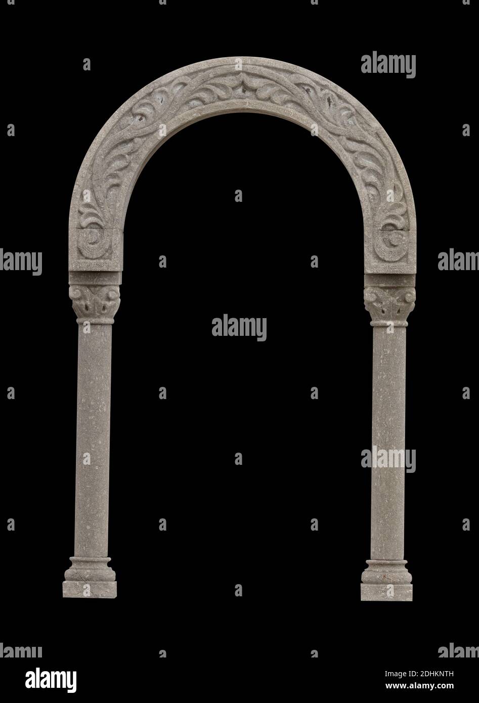 Elements of architectural decorations of buildings, doorways and arches ...