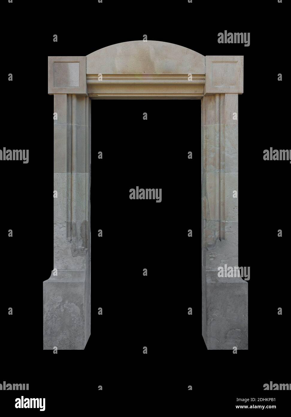 Elements of architectural decorations of buildings, doorways and arches ...