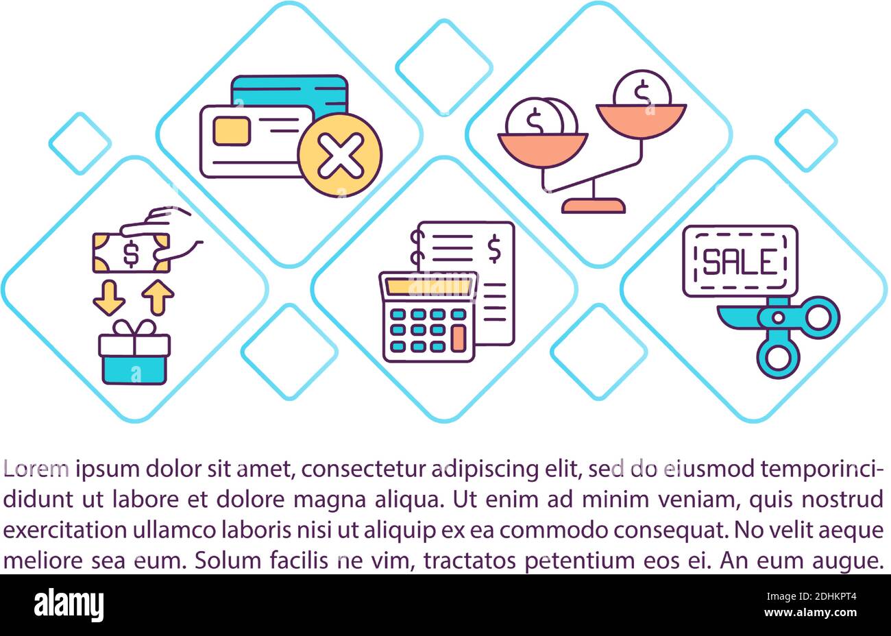 Smart shopping tips concept icon with text Stock Vector Image & Art - Alamy