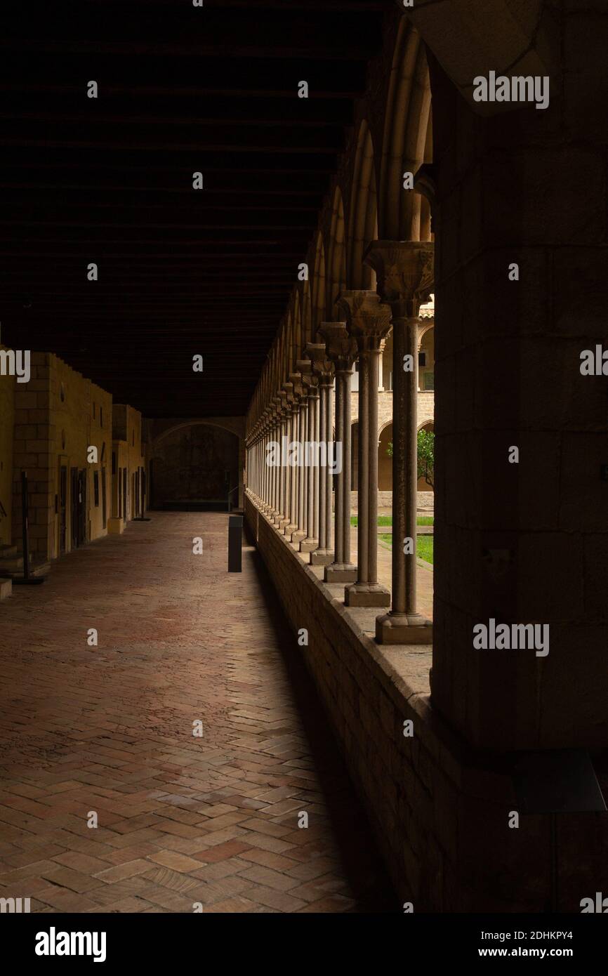 Elements of architectural decorations of buildings, arches and columns ...