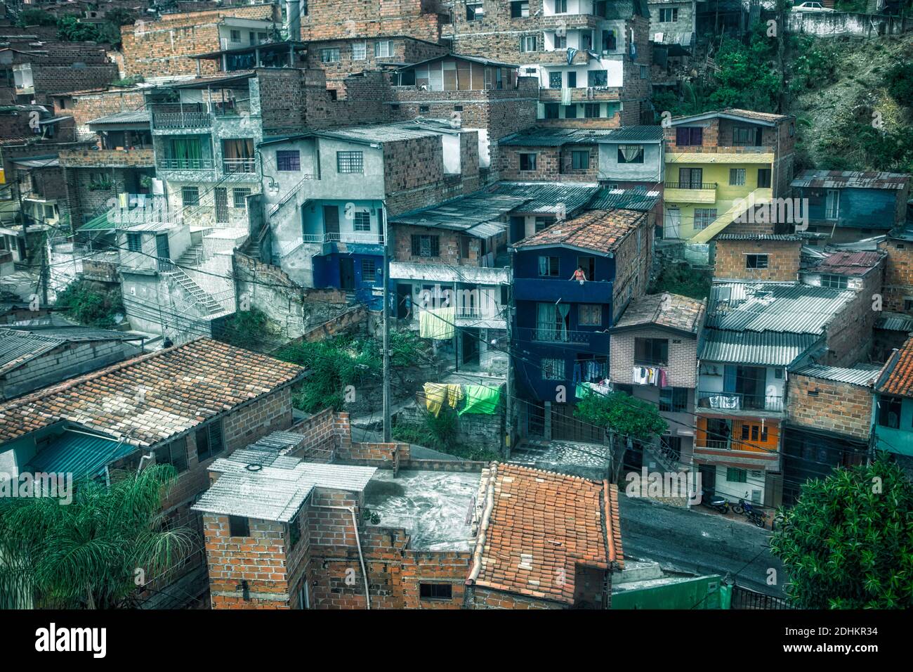 Favelas in Medellin, Colombia Stock Photo - Alamy