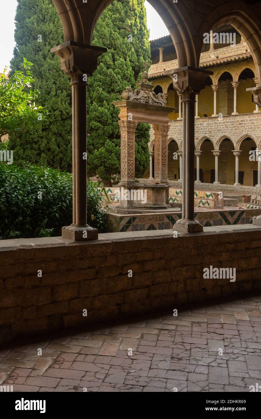 Elements of architectural decorations of buildings, arches and columns ...